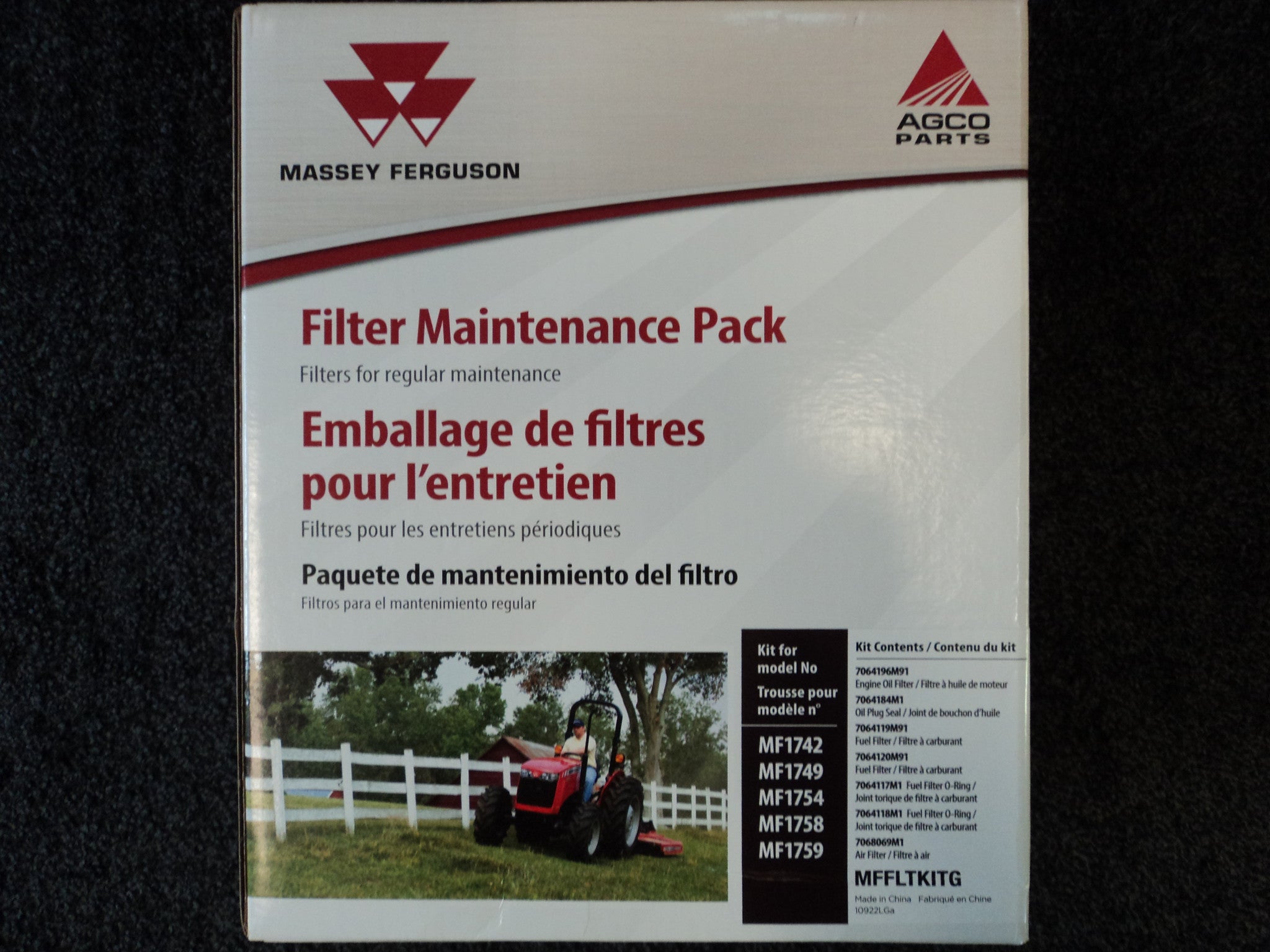 MFFLTKITG - 1742, 1749, 1754, 1758, 1759, Massey Ferguson Filter Maint ...