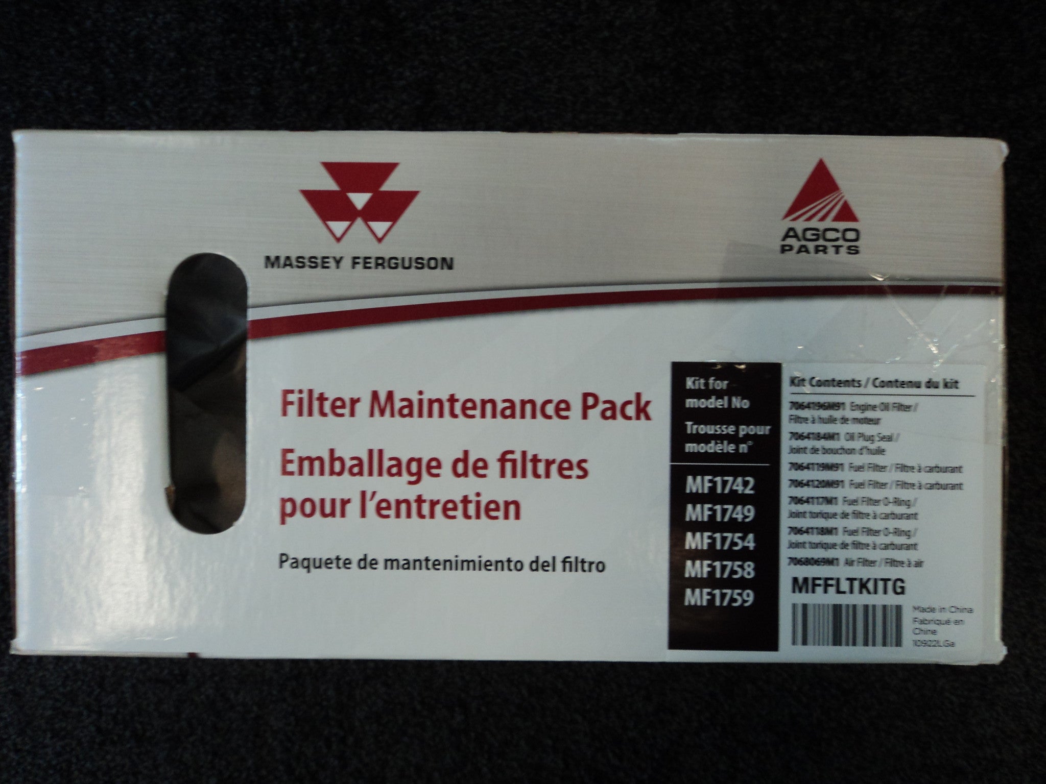 MFFLTKITG - 1742, 1749, 1754, 1758, 1759, Massey Ferguson Filter Maint ...