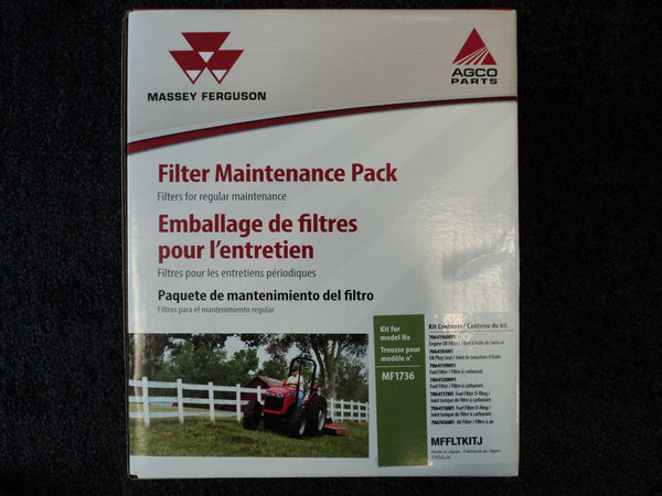 MFFLTKITJ - 1736, Massey Ferguson Filter Maintenance – Roudebush Equipment