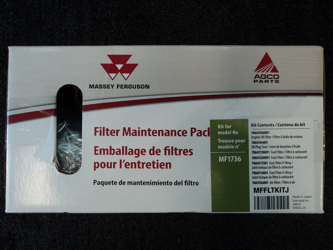 MFFLTKITJ - 1736, Massey Ferguson Filter Maintenance – Roudebush Equipment