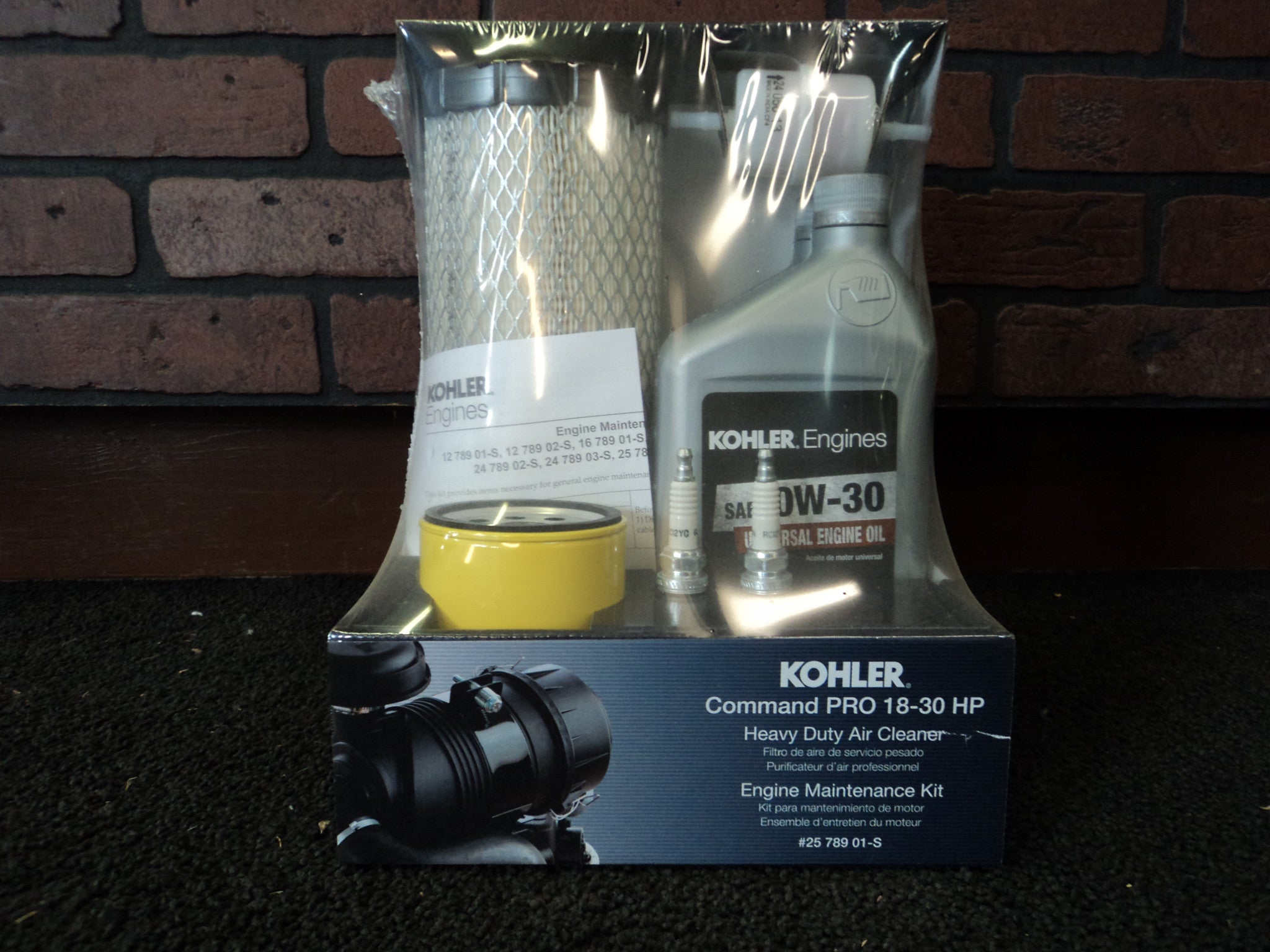 25 789 01-S KOHLER Engine Maintenance Kit Command PRO 18-30 HP (With H ...